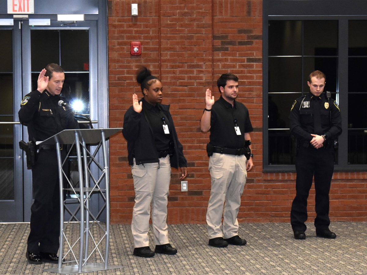 Administering of the Oath of Office to Officer Jarred Smith, Public ...