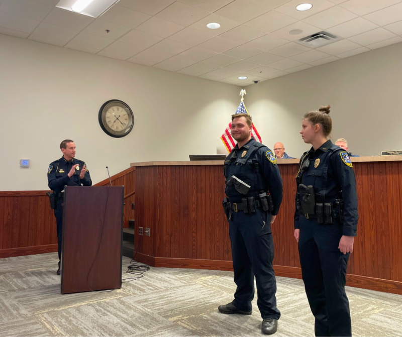 Recognition and Introduction of Officer Delaney Jackson and Officer ...