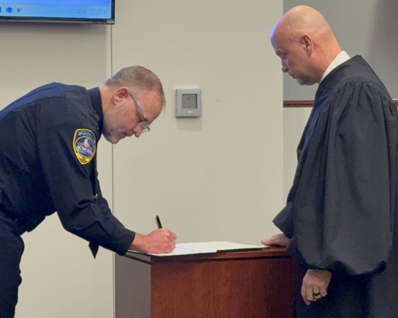Mark Cheatham Sworn In as New Acworth Chief of Police – City of Acworth, GA