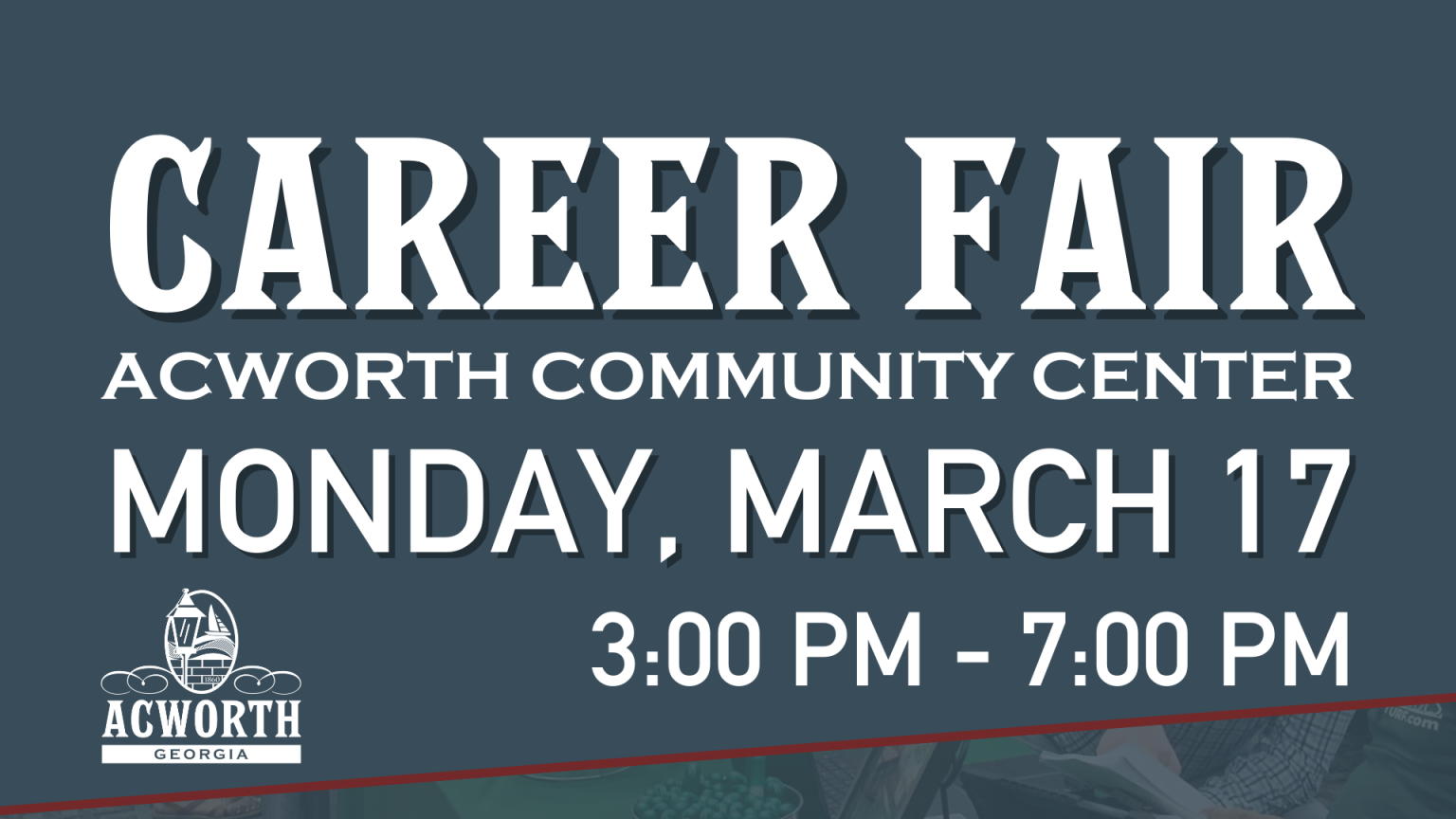 Events from March 3 – March 29 – City of Acworth, GA